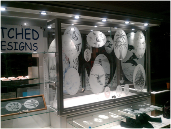 About Etched Designs - Etched Glass Decals, Vinyl Static Cling Decals